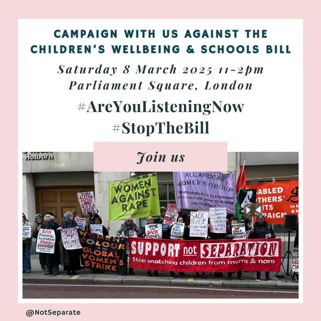 Campaign against the Children’s Wellbeing & Schools Bill Sat 8 March ...